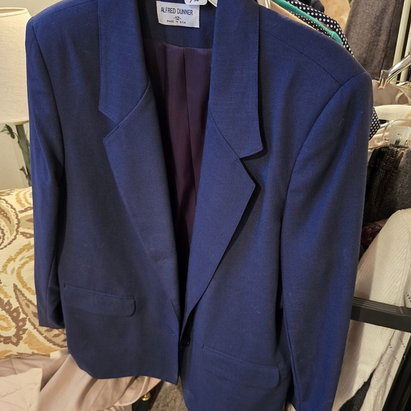Alfred Dunner | Jackets & Coats | Alfred Dunner Womens Navy Blazer ...
